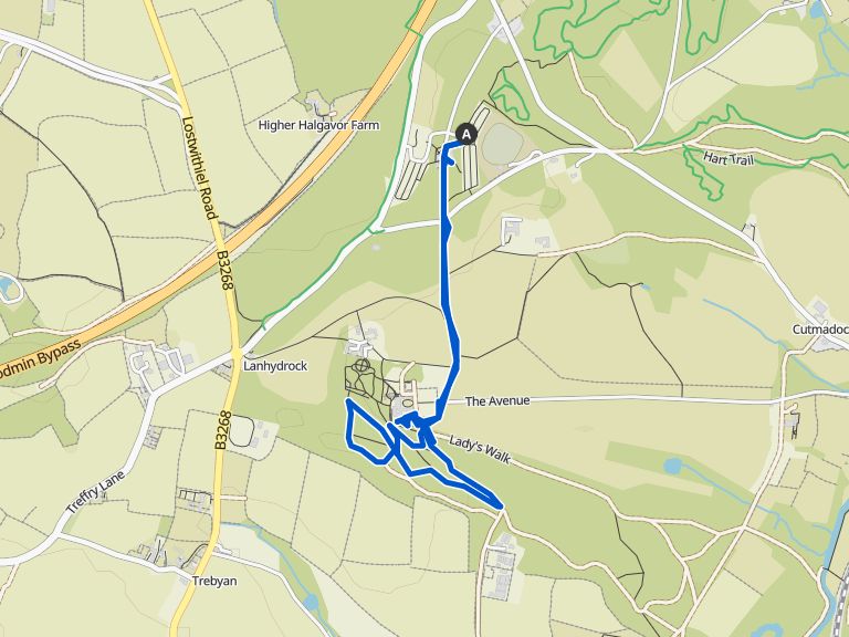 Lanhydrock Gardens visit | hike | Komoot